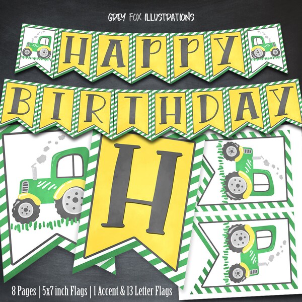 Tractor Printables - Etsy