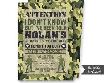 Cod Birthday Invitation - Etsy