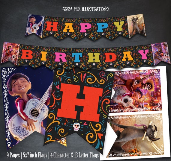 Coco Movie Banner, Coco Birthday Banner, Coco Movie Party, Coco ...