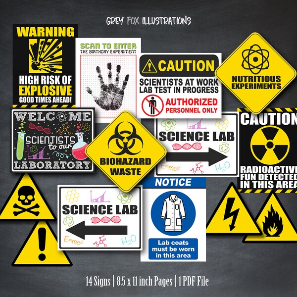 Mad Science Party - Etsy