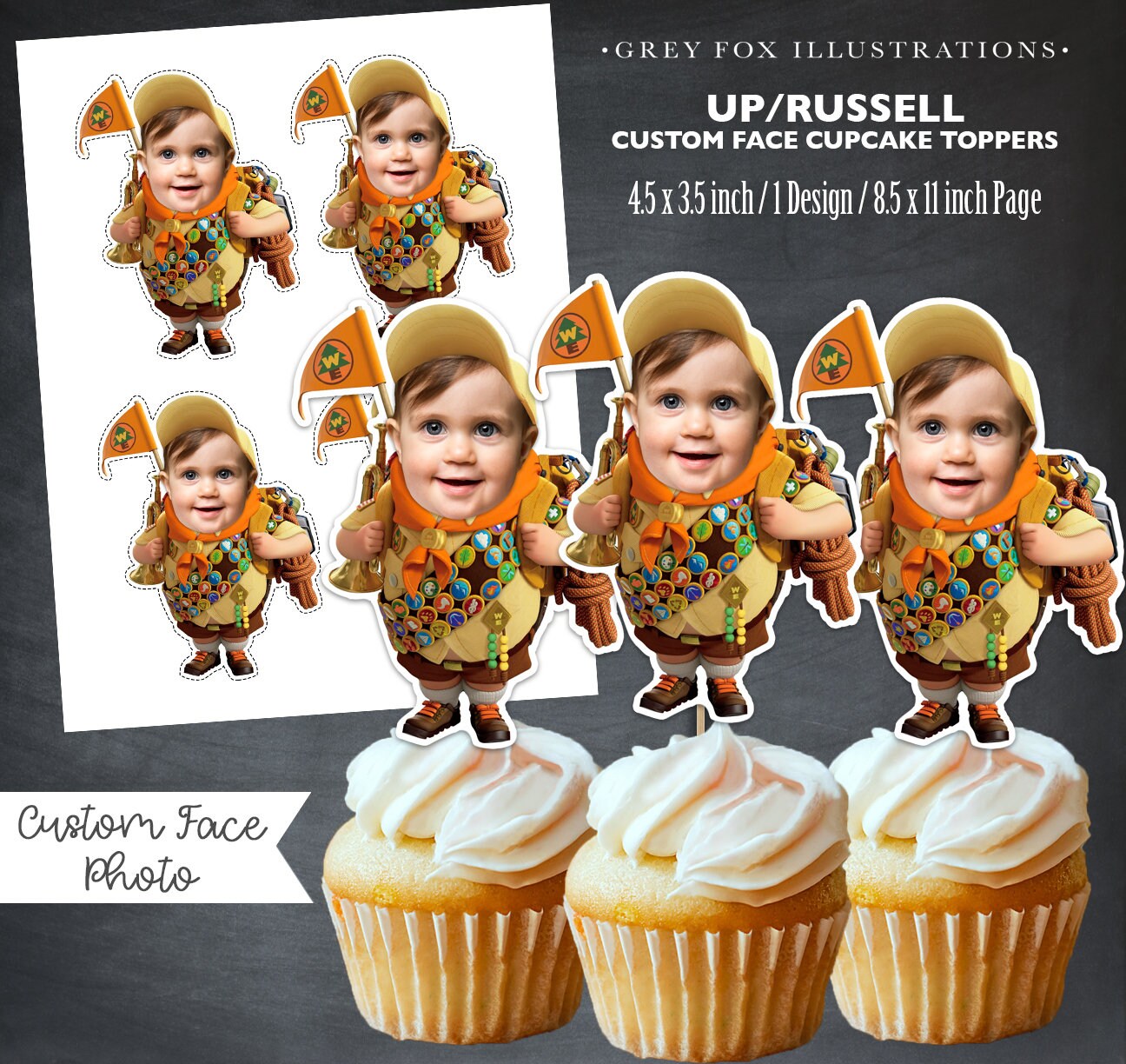 Up Russell Face