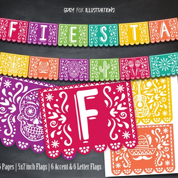 Papel Picado Banners - Etsy