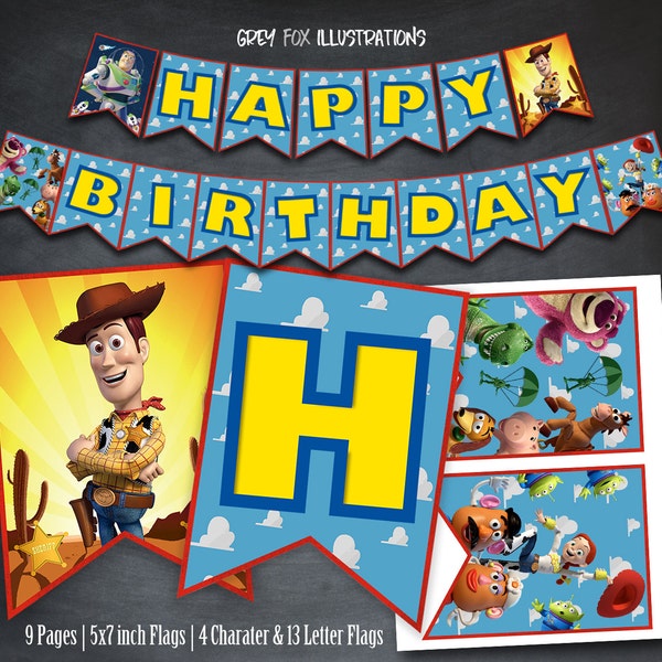 Toy Story Banner - Etsy