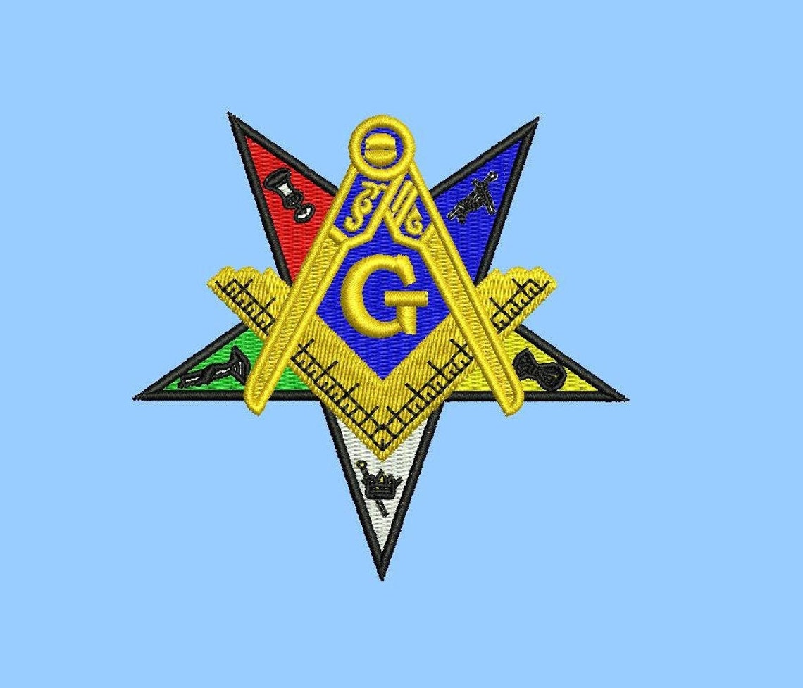 OES Past Patron Mason Eastern Star Digitized Filled Machine - Etsy