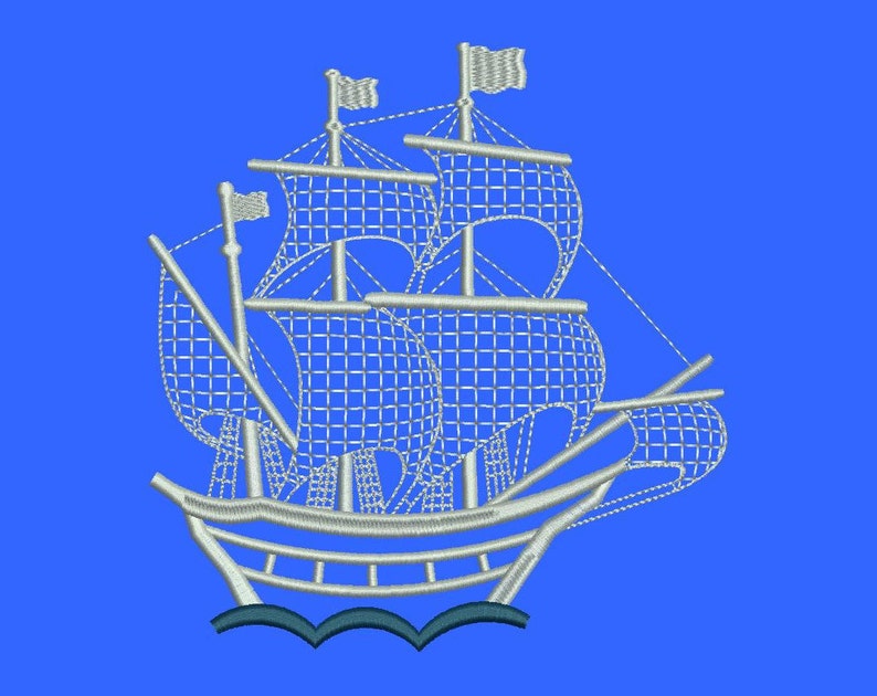 Ship 5sizes Digitized Machine Embroidery Design Digital Download - Etsy