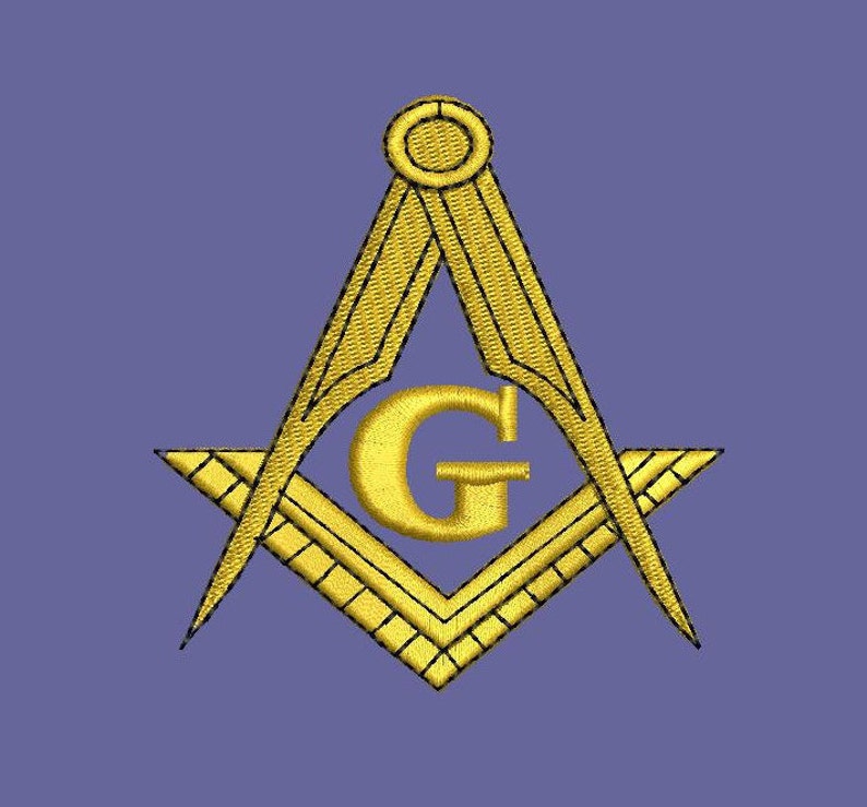 Masonic Digitized Filled Machine Embroidery Design Digital Download - Etsy