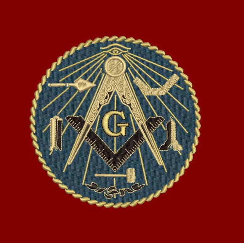 Masonic Compass 3sizes Digitized Filled Machine Embroidery - Etsy