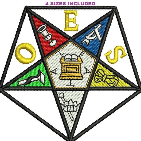 Oes Grand Chapter Embroidery - Etsy