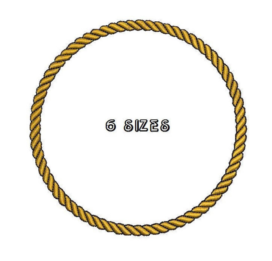 Digitized Filled Machine Embroidery Design 6sizes Digital Download - Etsy