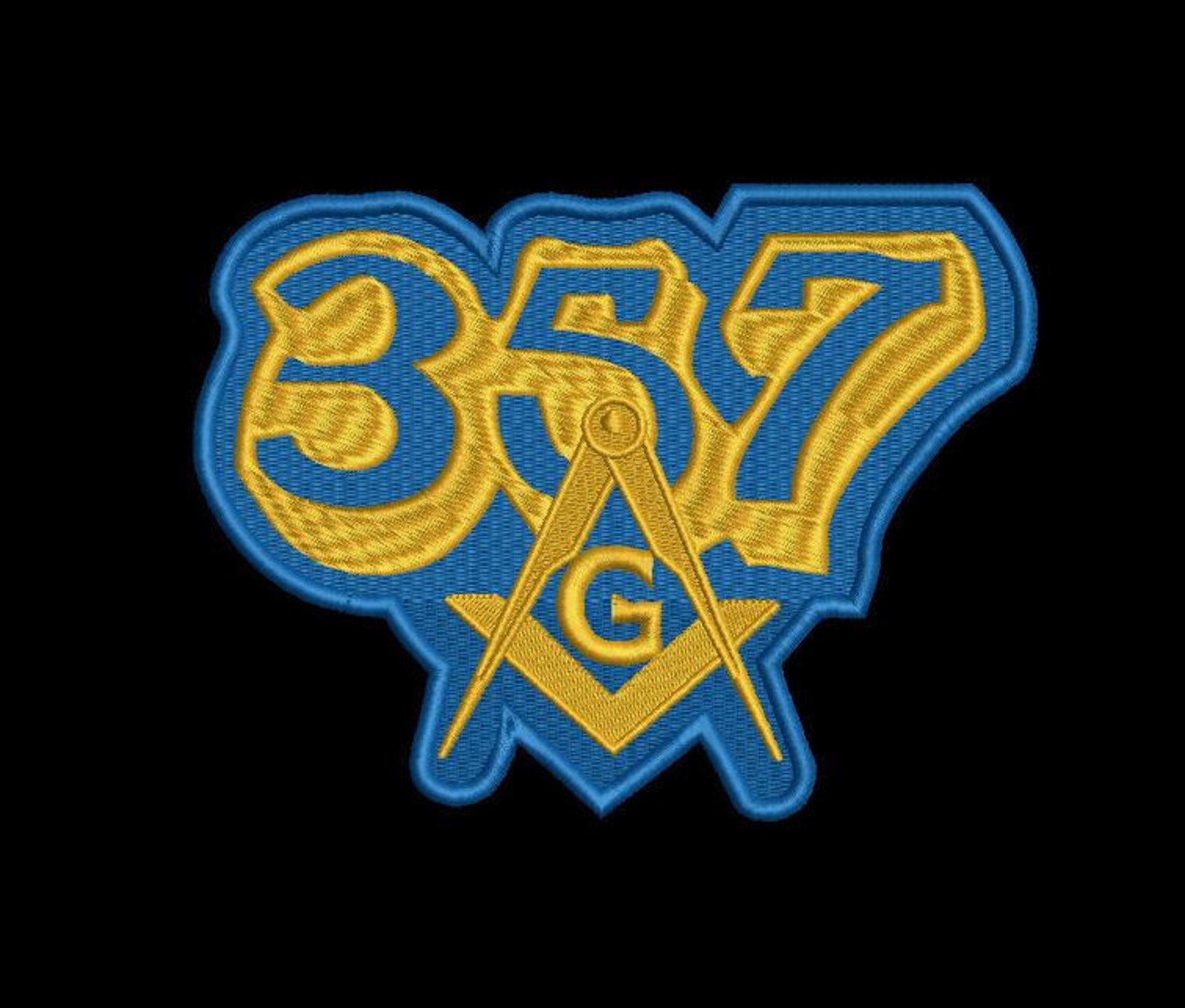 Masonic PHA 357 Digitized Filled Machine Embroidery Design Digital ...