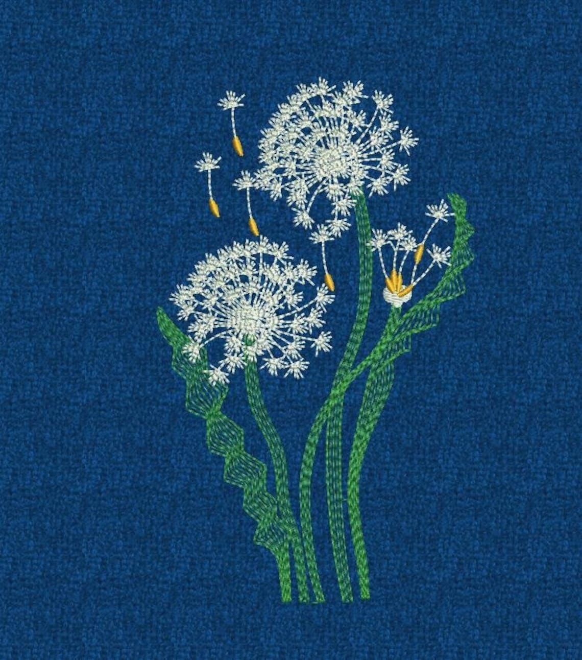 Dandelions 5sizes Digitized Machine Embroidery Design Digital - Etsy