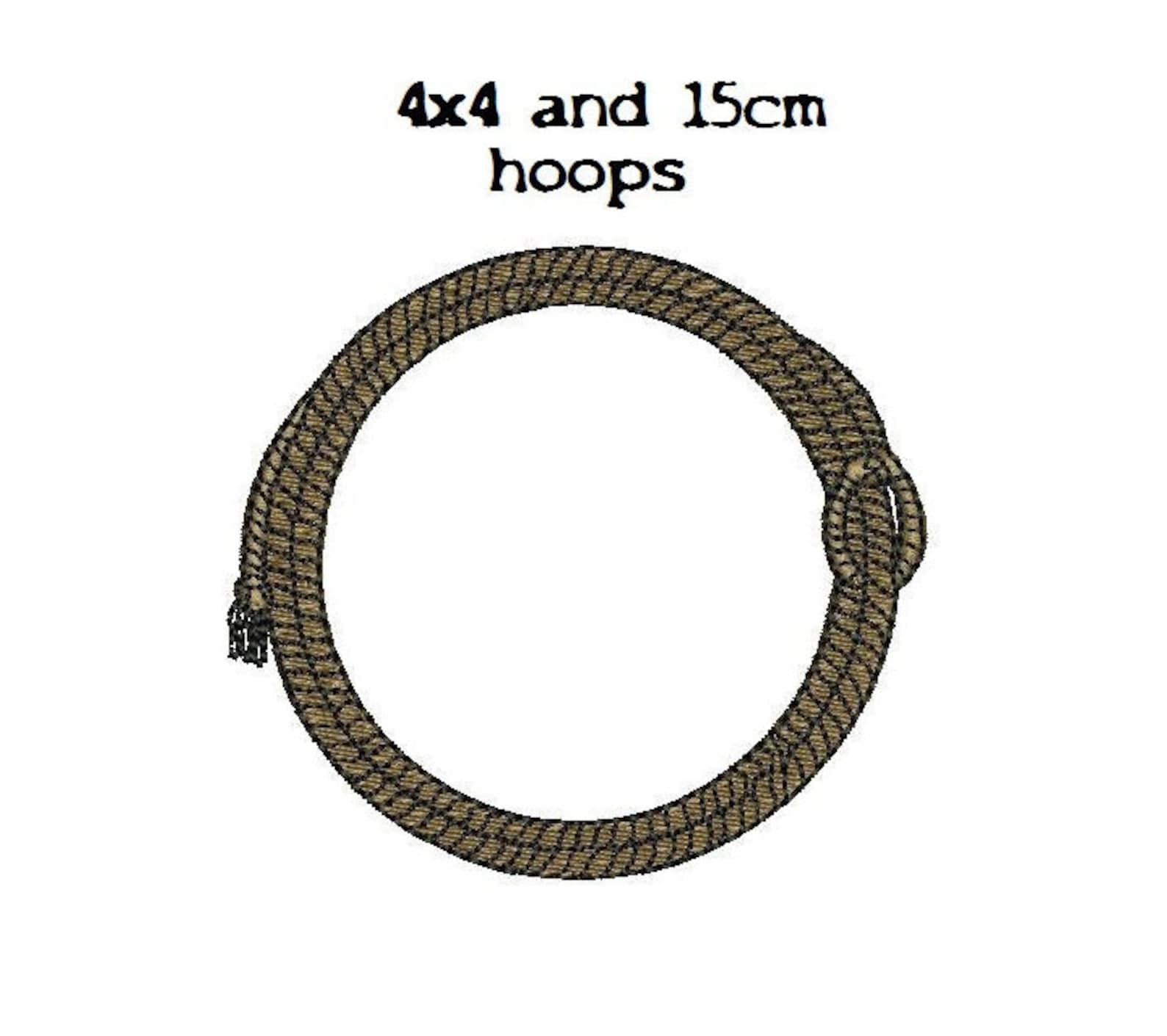 Lasso Digitized Filled Machine Embroidery Design Digital Download - Etsy