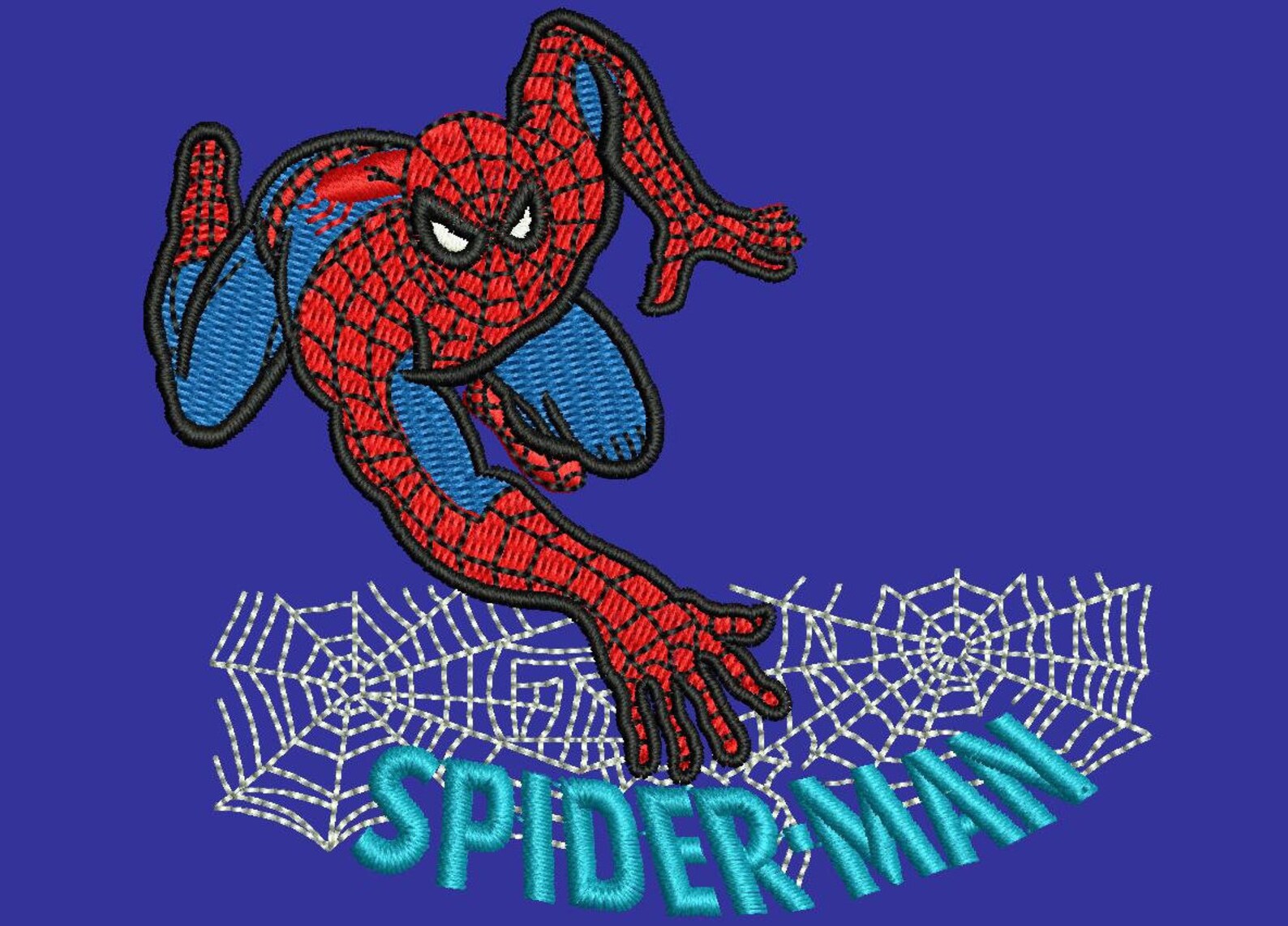Spider Man Spiderman 5sizes Digitized Filled Machine - Etsy