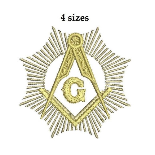 Masonic Symbol Machine Embroidery Design - Etsy