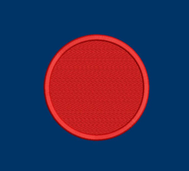 Circle Digitized Filled Machine Embroidery Design 8sizes Digital ...