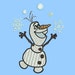 Olaf Digitized Filled Machine Embroidery Design Digital Download - Etsy