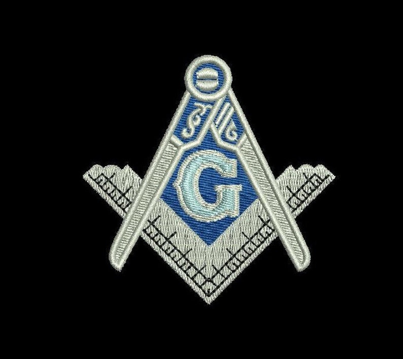 Masonic Compass 3sizes Digitized Filled Machine Embroidery Design ...