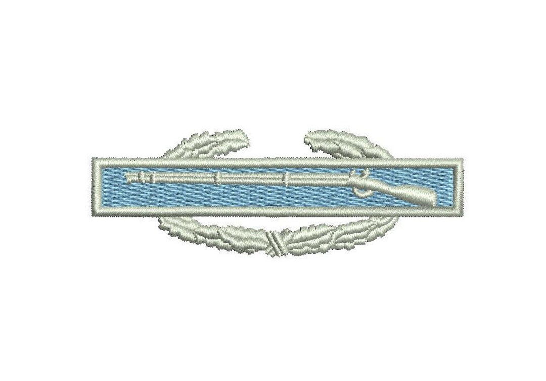 CIB Badge Digitized Filled Machine Embroidery Design Digital Download ...