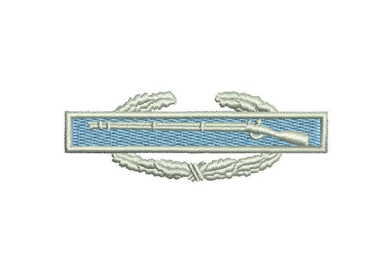 CIB Badge Digitized Filled Machine Embroidery Design Digital Download ...