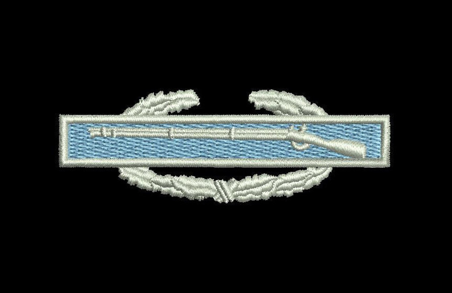 CIB Badge Digitized Filled Machine Embroidery Design Digital | Etsy