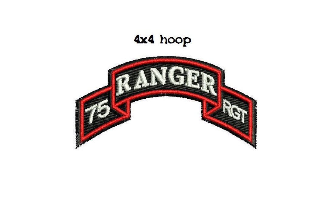 75 Ranger RGT Digitized Filled Machine Embroidery Design Digital ...