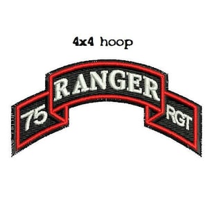 75 Ranger RGT Digitized Filled Machine Embroidery Design Digital ...