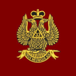 Scottish Rite 33 4sizes Digitized Filled Machine Embroidery Design ...