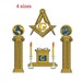 Masonic Digitized Filled Machine Embroidery Design Digital Download - Etsy