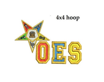 PHA OES Star With FATAL Eastern Star Digital Embroidery - Etsy