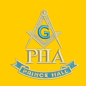 Masonic PHA 3sizes 4x4 and 5x7 Digitized Filled Machine Embroidery ...