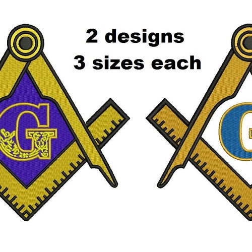 Masonic Symbol Machine Embroidery Design | Etsy