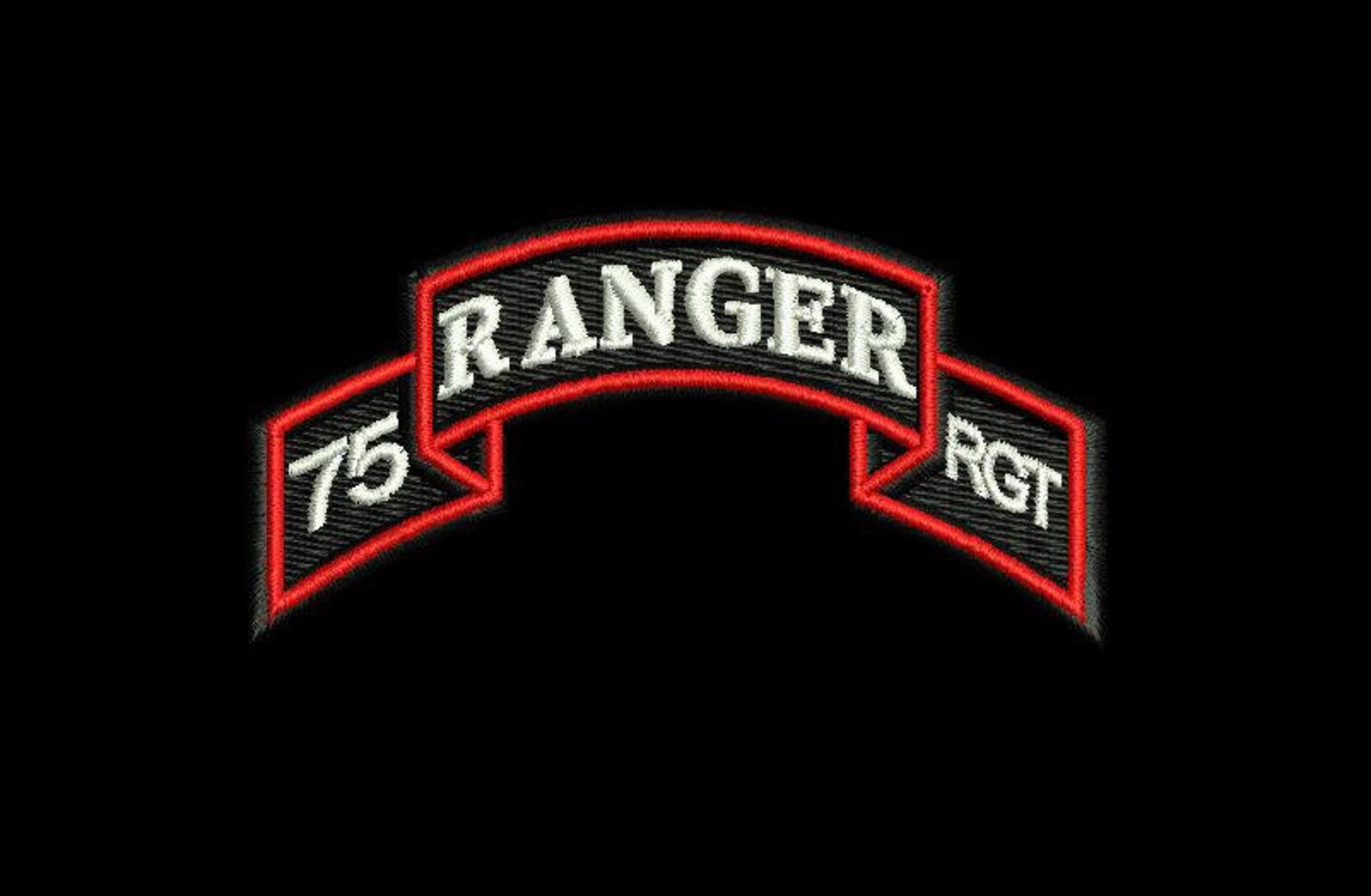 75 Ranger RGT Digitized Filled Machine Embroidery Design - Etsy
