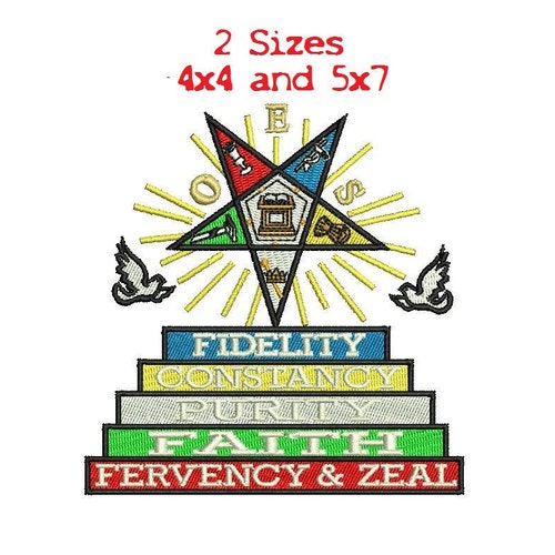 OES 3 Sizes Digitized Filled Machine Embroidery Design Digital - Etsy