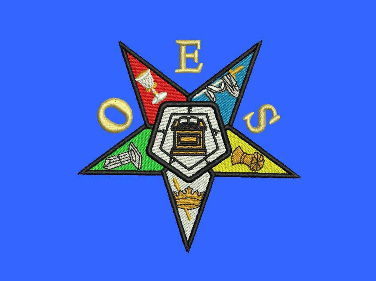 Eastern Star OES 4sizes Digitized Filled Machine Embroidery - Etsy