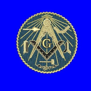 Masonic Compass 3sizes Digitized Filled Machine Embroidery Design ...