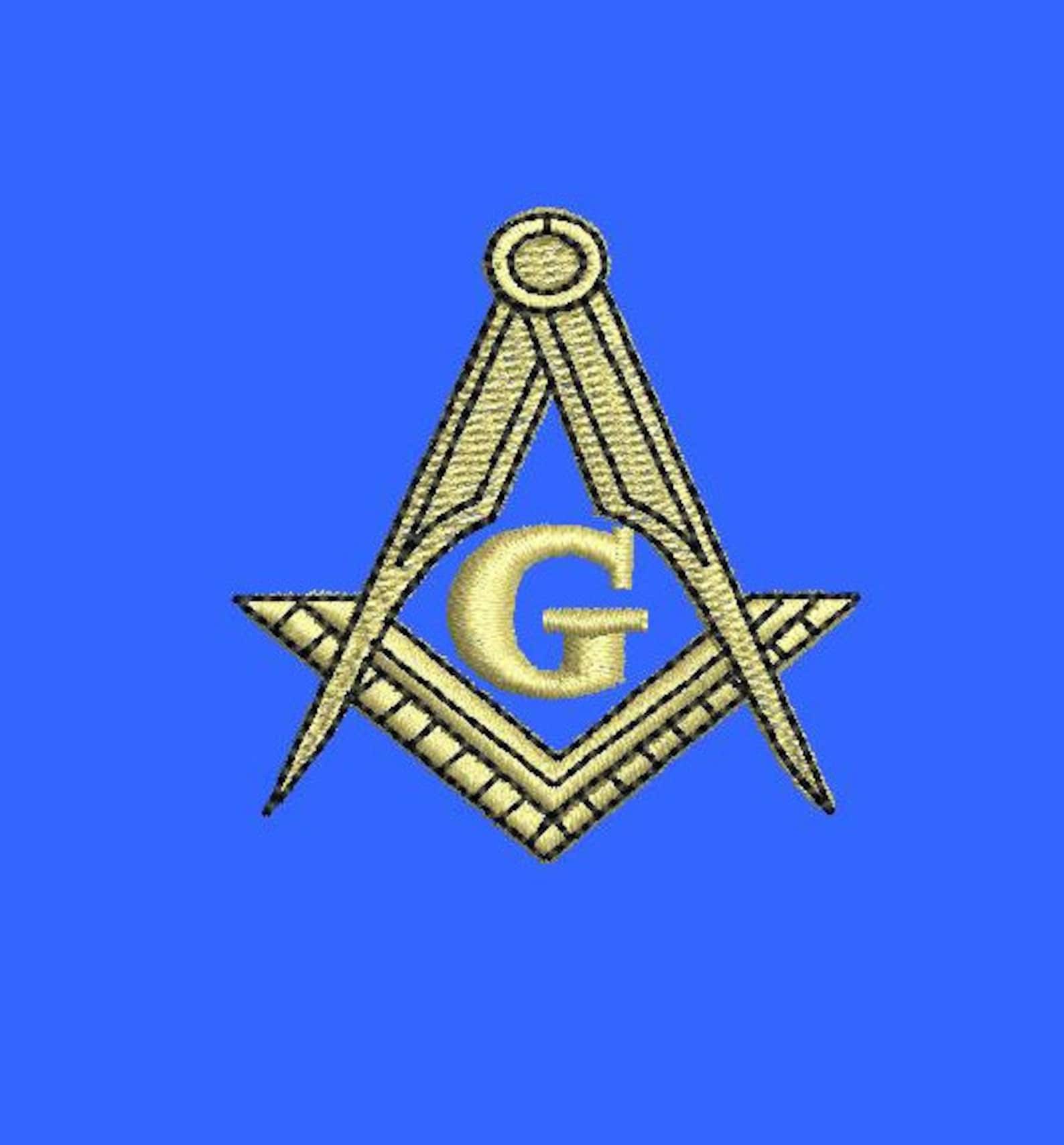 Masonic Digitized Filled Machine Embroidery Design Digital Download - Etsy