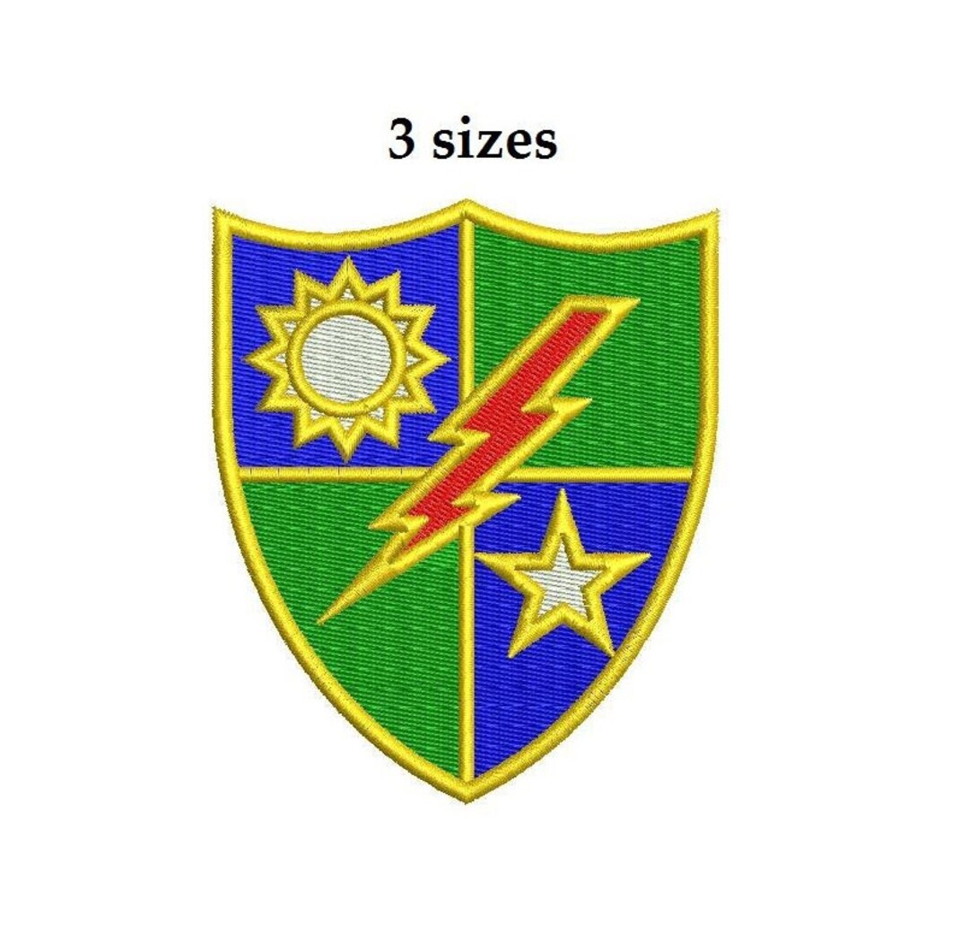 Ranger Crest 3sizes Digitized Filled Machine Embroidery Design Pattern ...