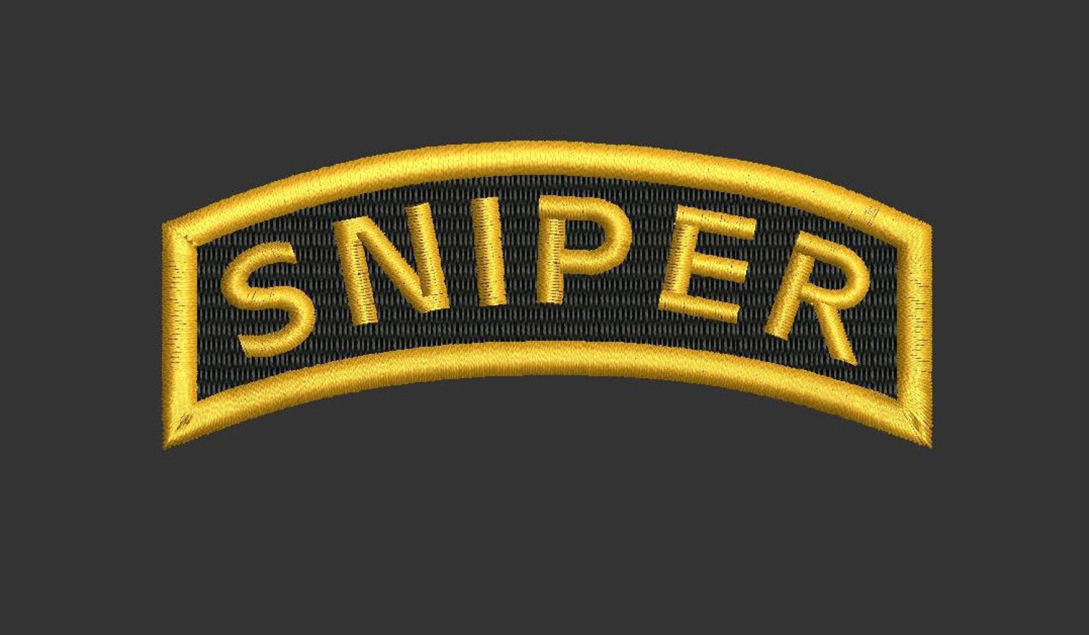Sniper Tab 3sizes Digitized Filled Machine Embroidery Design - Etsy