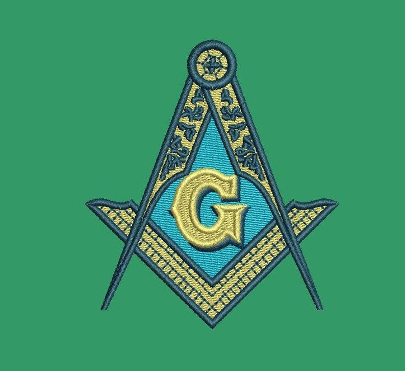 Masonic Compass 5sizes Digitized Filled Machine Embroidery | Etsy