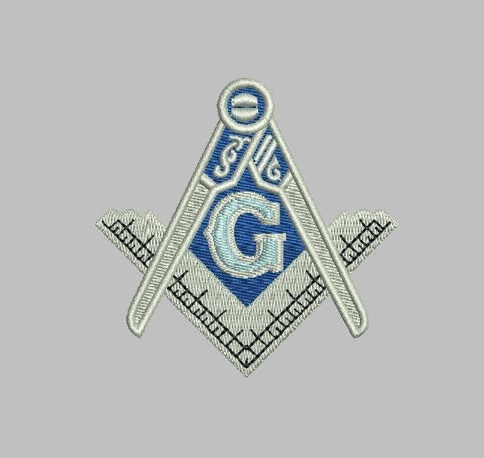 Masonic Compass 3sizes Digitized Filled Machine Embroidery Design ...