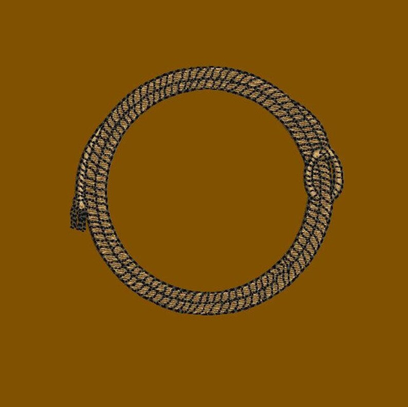 Lasso Digitized Filled Machine Embroidery Design Digital Download - Etsy