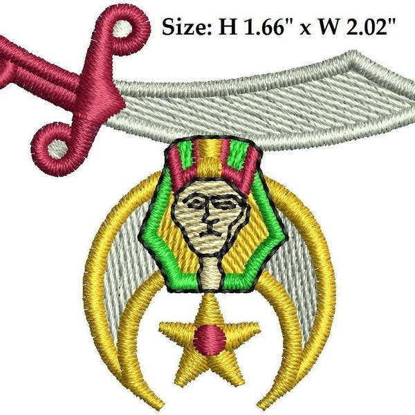 Shriner Embroidery Logo - Etsy