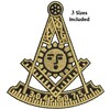 Past Grand Master Emblem- Square and Compasses With the Rocker -digital ...