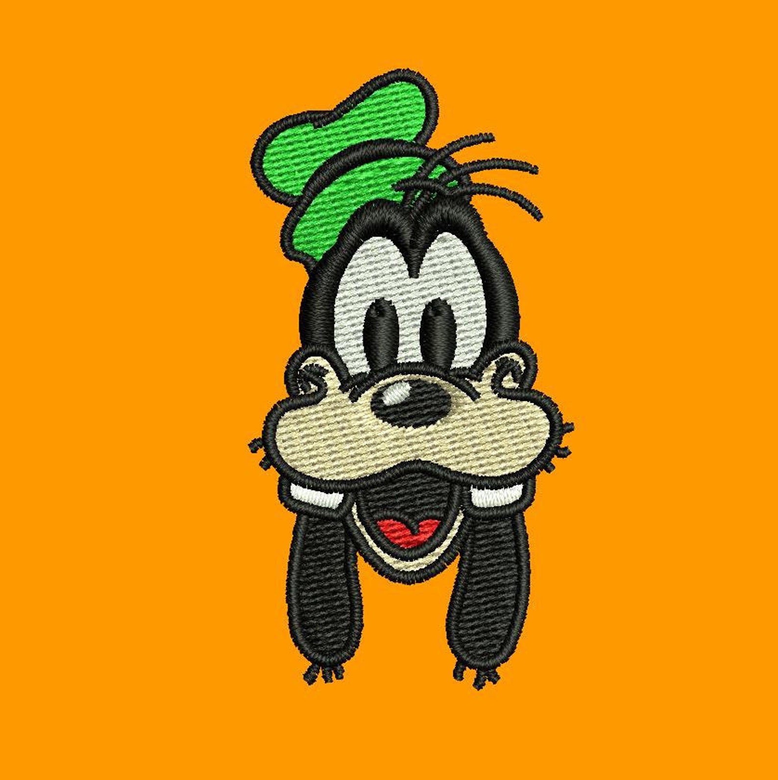 Goofy 5sizes Digitized Filled Machine Embroidery Design - Etsy