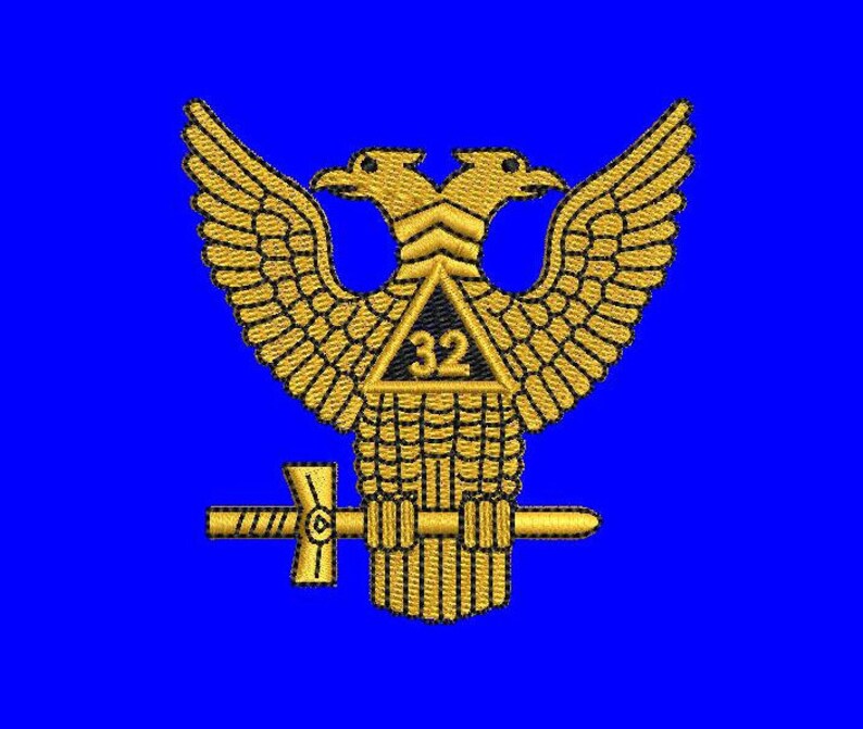 Scottish Rite 4sizes Digitized Filled Machine Embroidery | Etsy