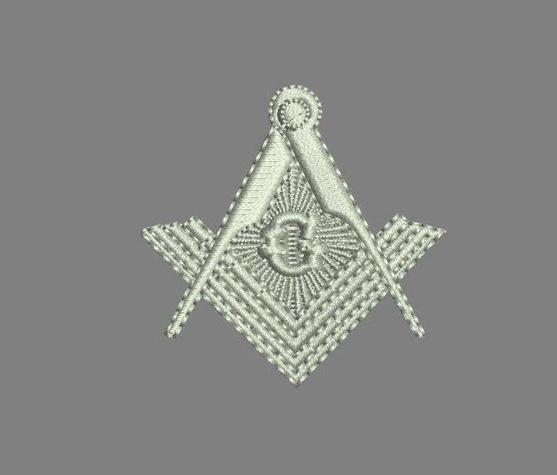 Masonic Compass 5sizes Digitized Filled Machine Embroidery - Etsy