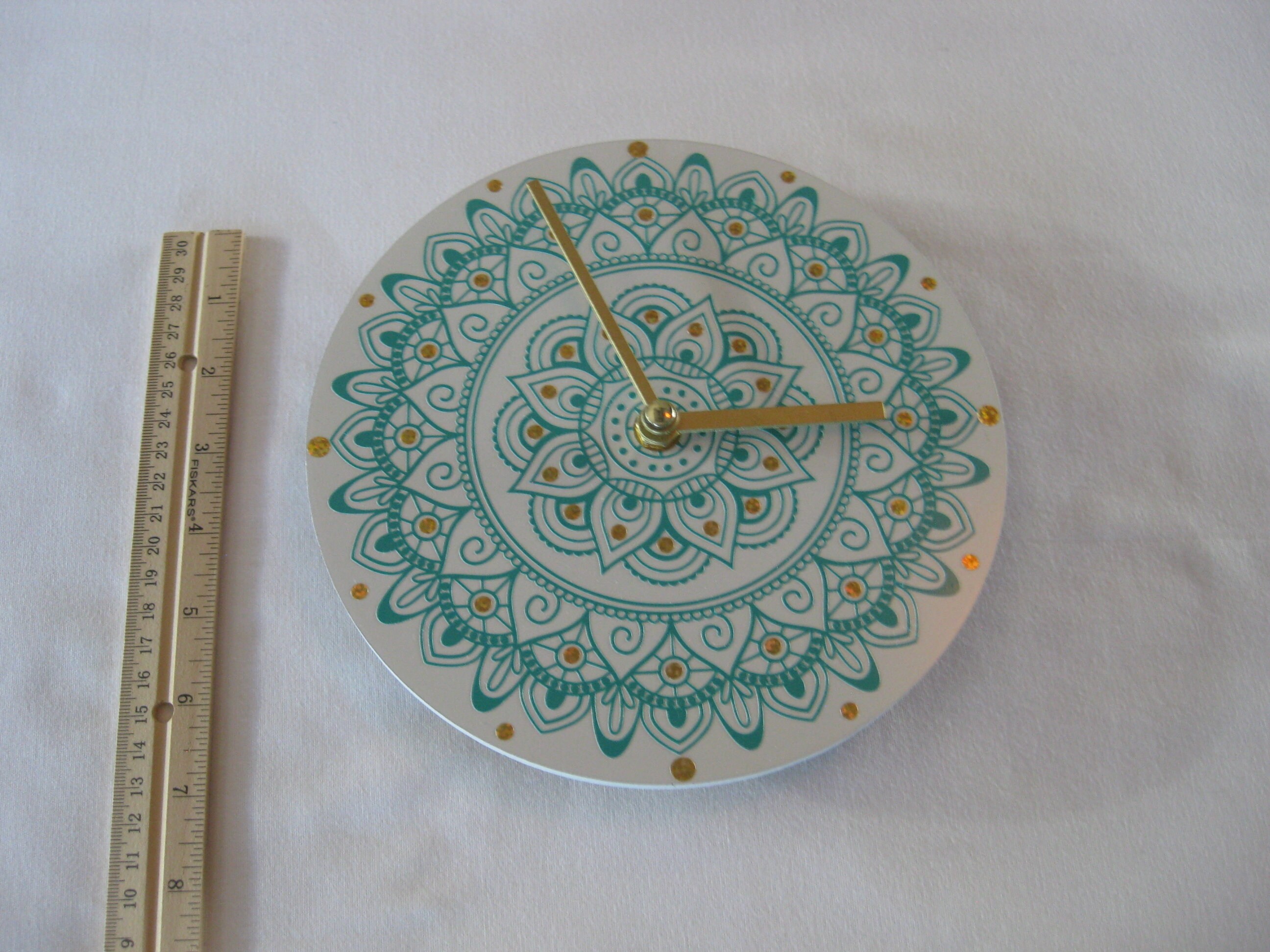 Mandala Wall Clock - Etsy