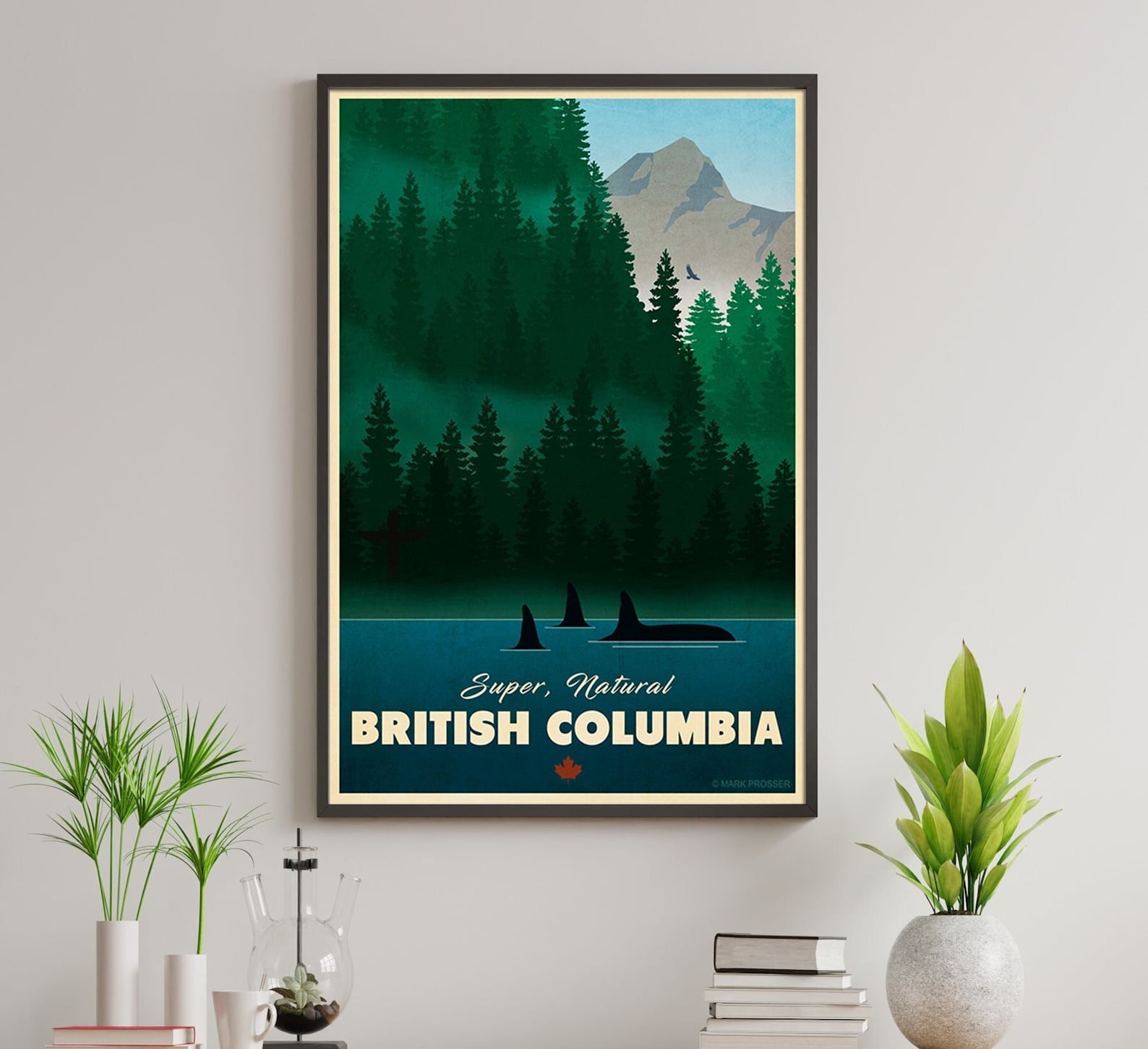 British Columbia Travel Poster - Etsy Canada