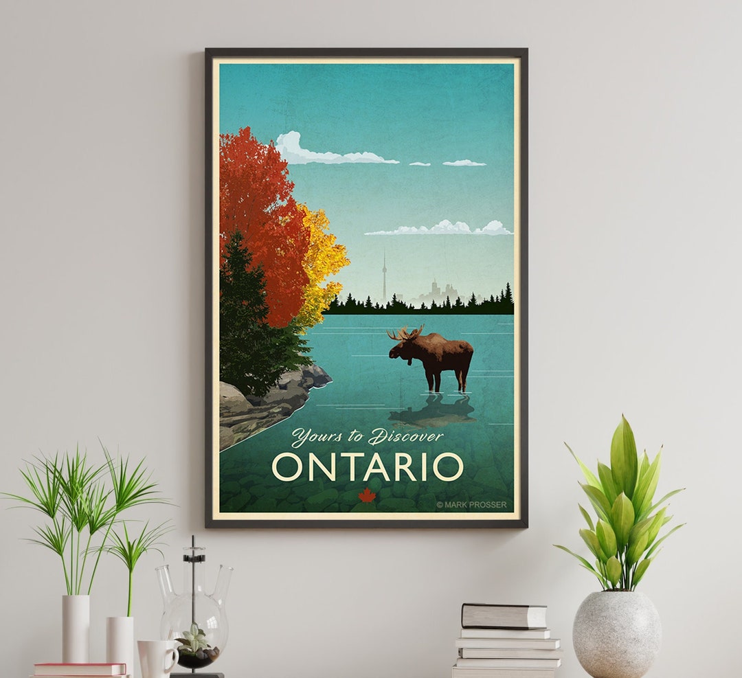 Ontario Travel Poster - Etsy Canada