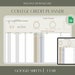 College Credit Planner: Google Sheets Degree Tracker (digital Download ...